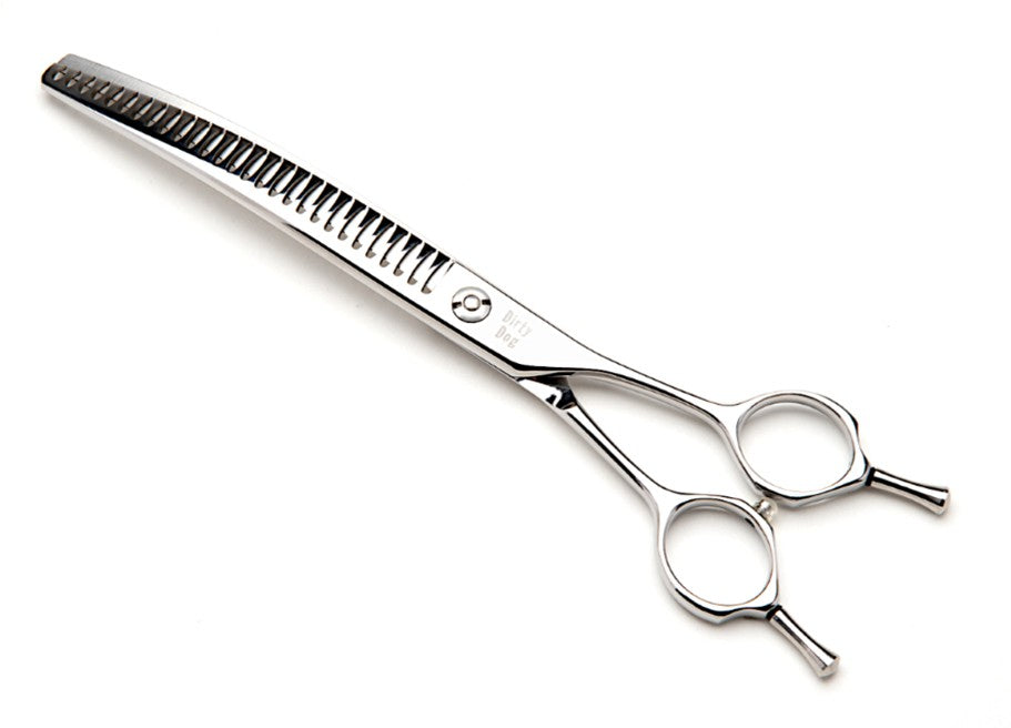 Dirty Dog XC-7528 Curved Chunking Grooming Shear – Will Sharpen, Inc.